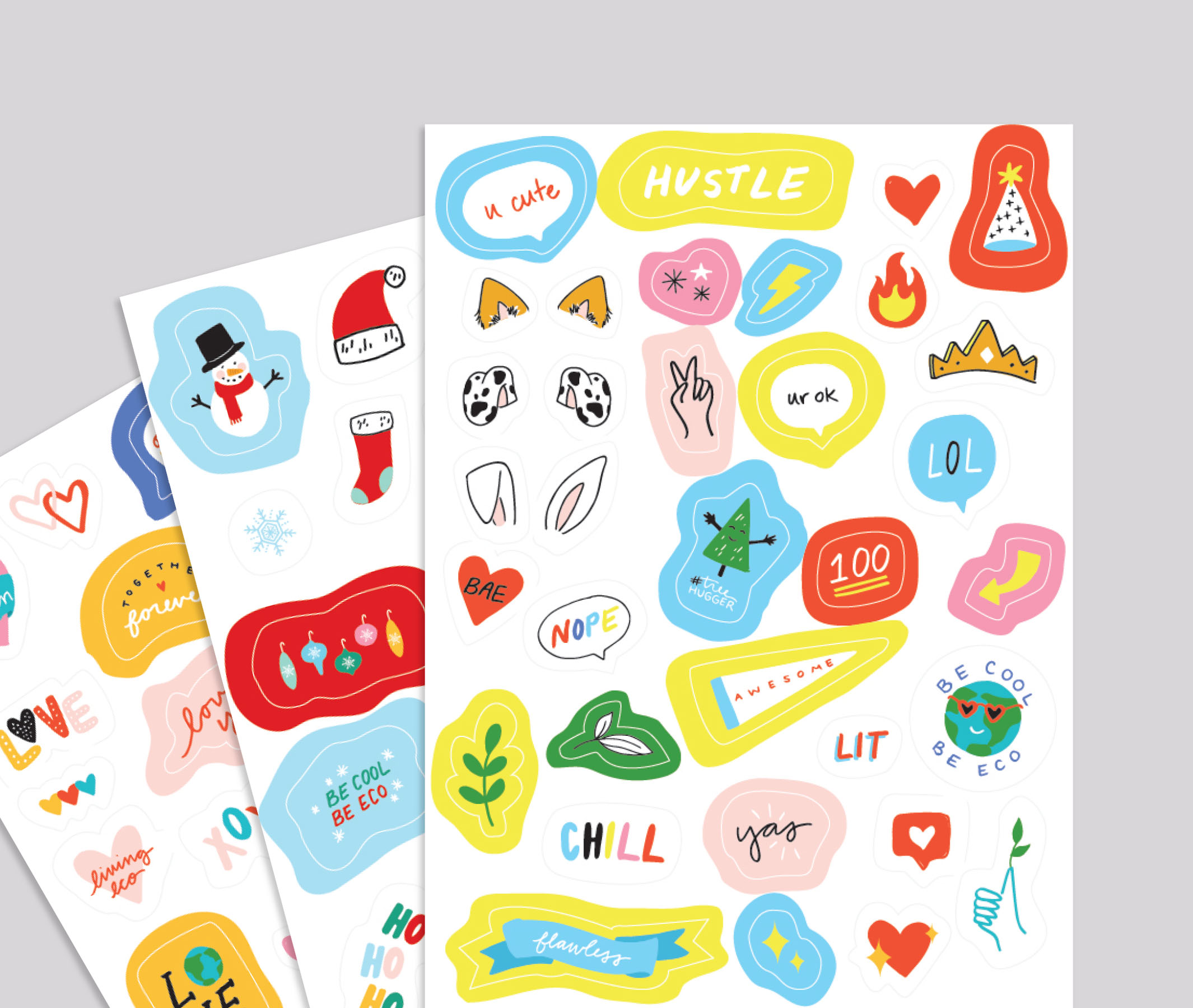 Story Stickers for your holiday cards | Paper Culture