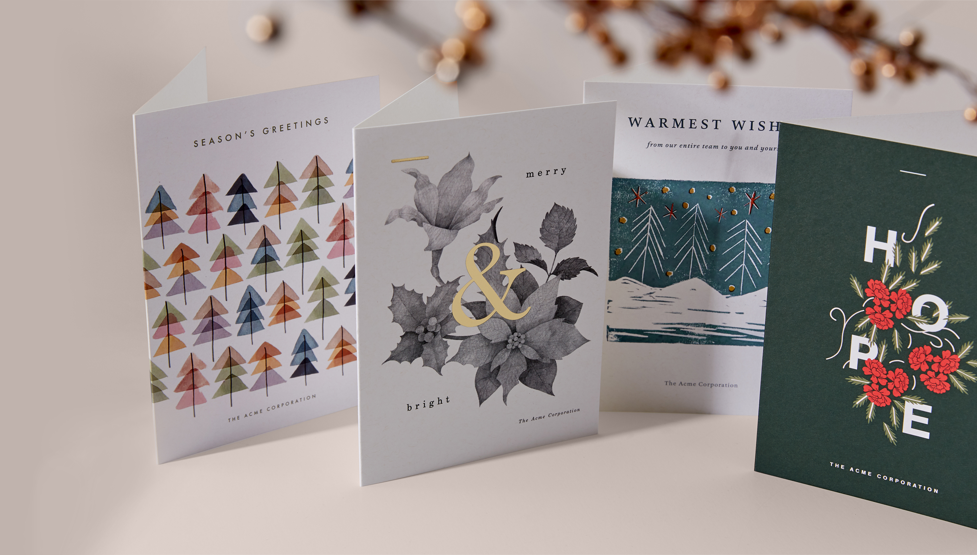 Business Holiday Cards | Every Order Plants a Tree | Paper Culture